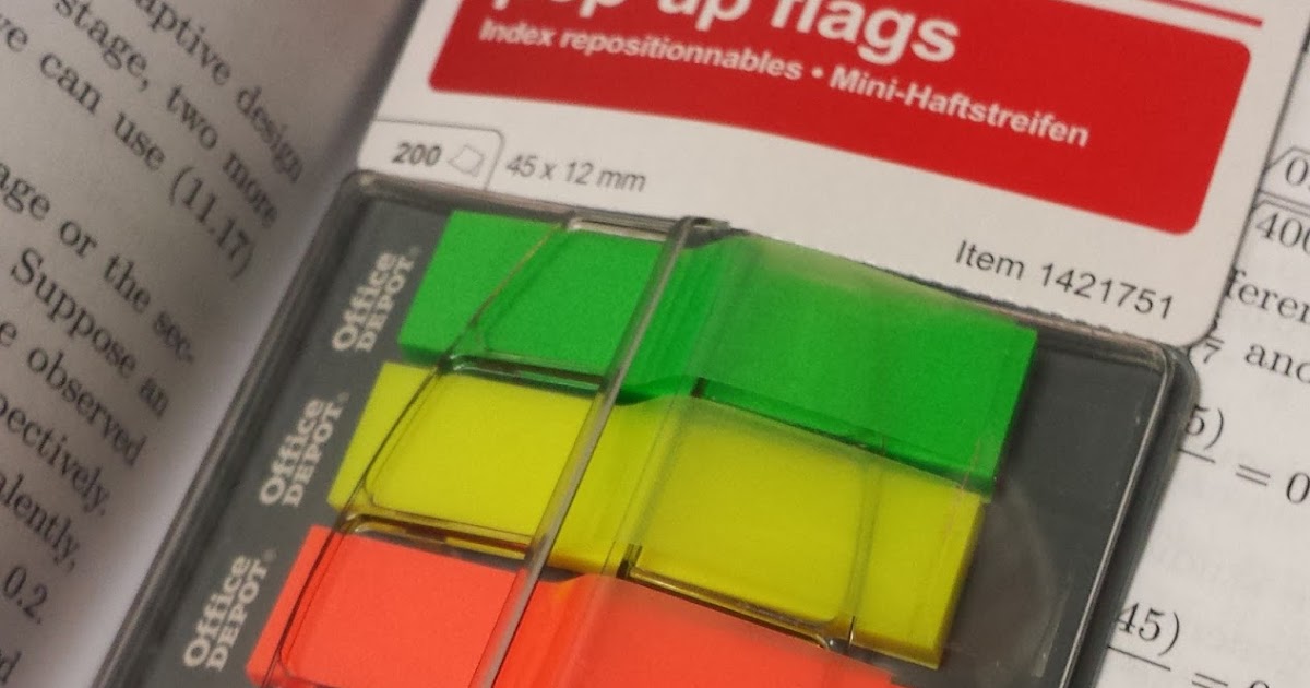 Anna, Look!: Product review: Office Depot Pop-up Flags