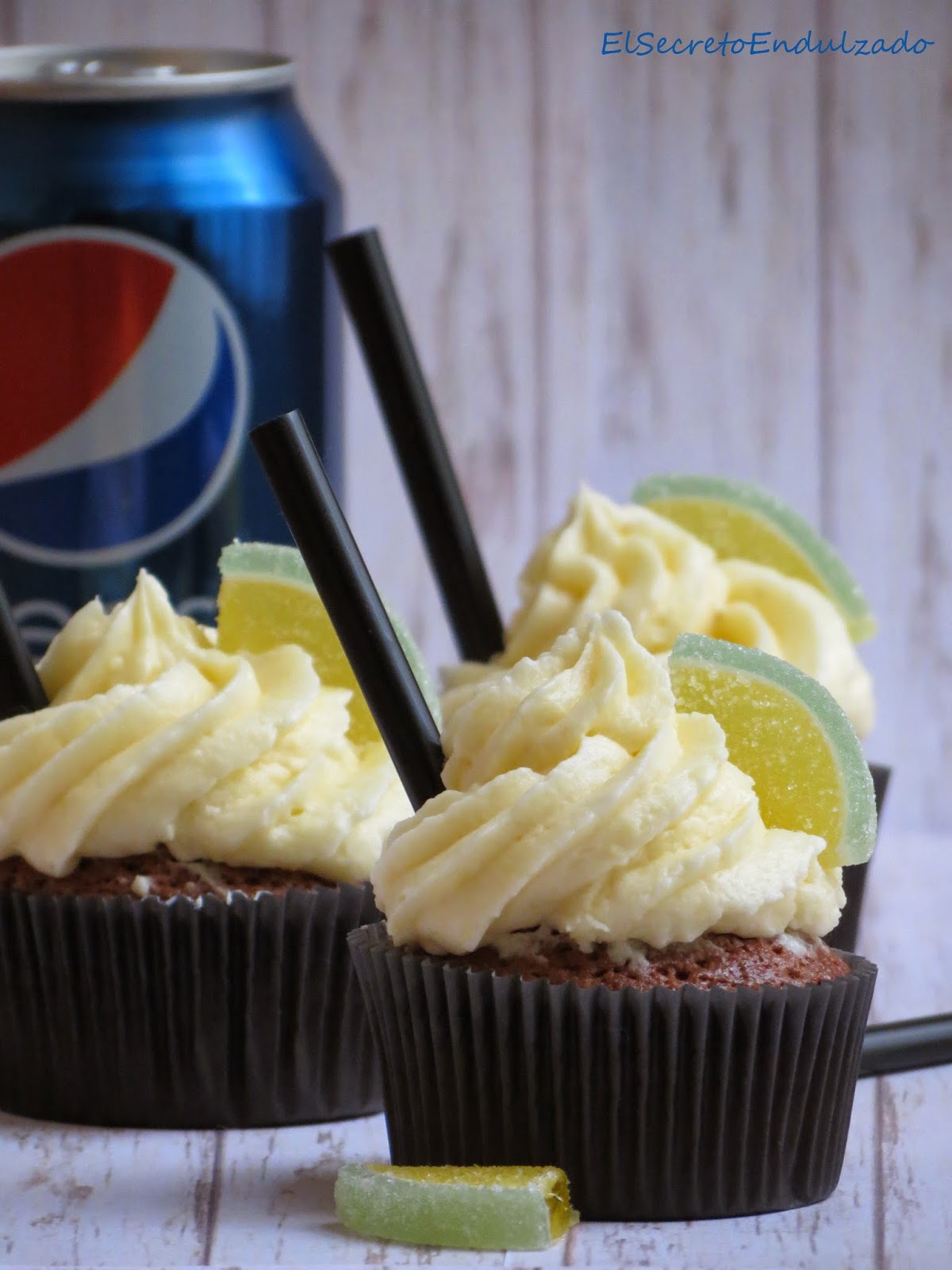 El Secreto Endulzado: Cupcakes de Pepsi y Limón