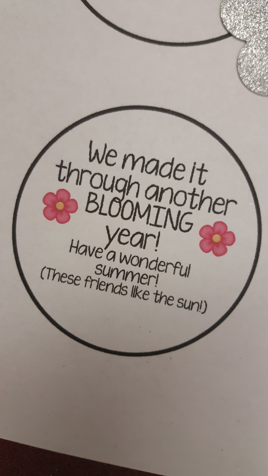 Kindergarten's 3 Rs: Respect, Resources and Rants: Summer Send-Off Gifts