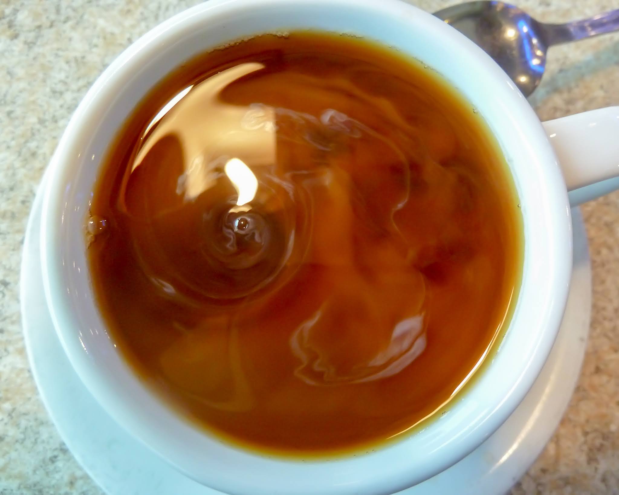 NEW SAVANNA: Table-top physics: Turbulance in a coffee cup [entropy ...