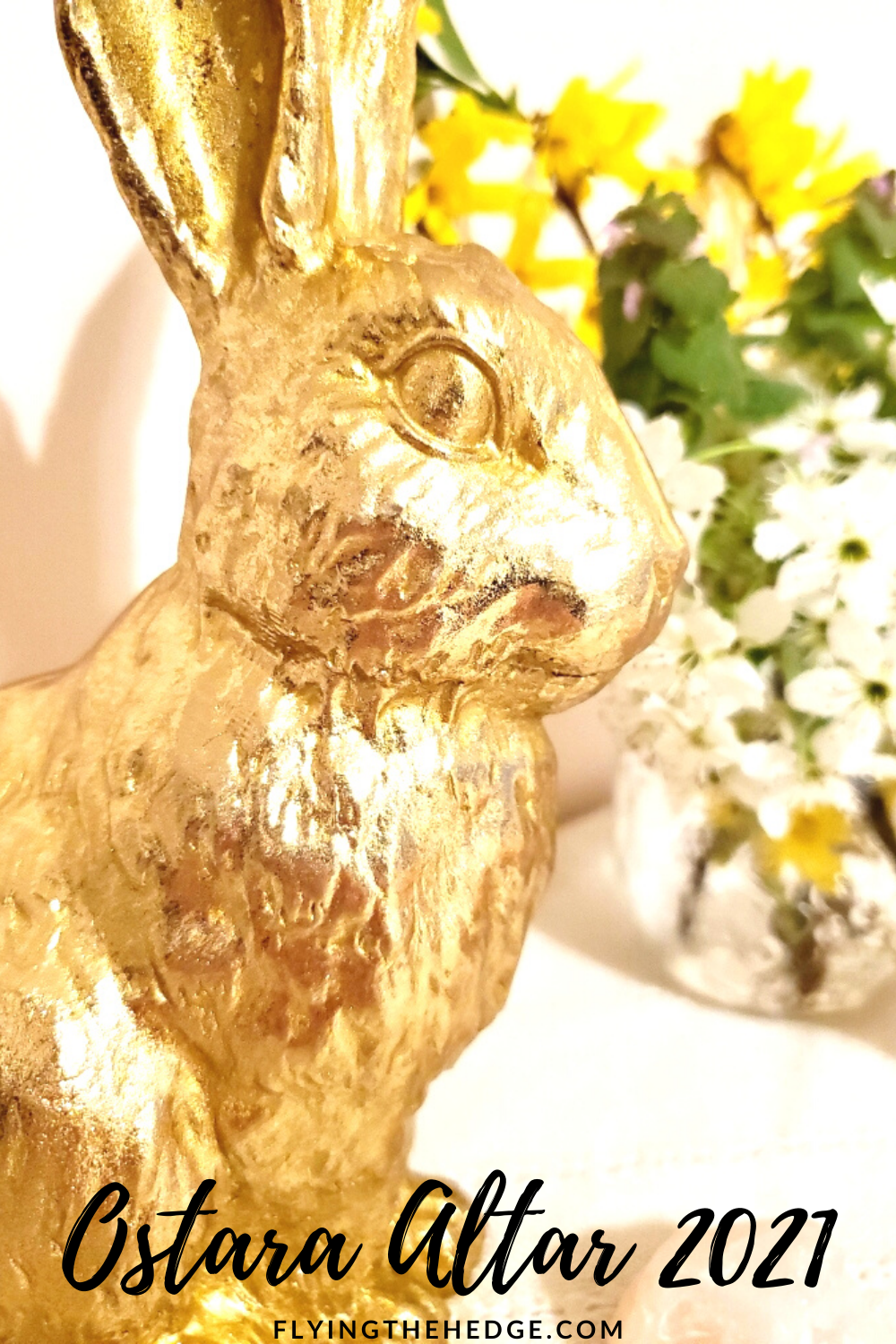 Flying the Hedge: Ostara/Spring Equinox Altar 2021