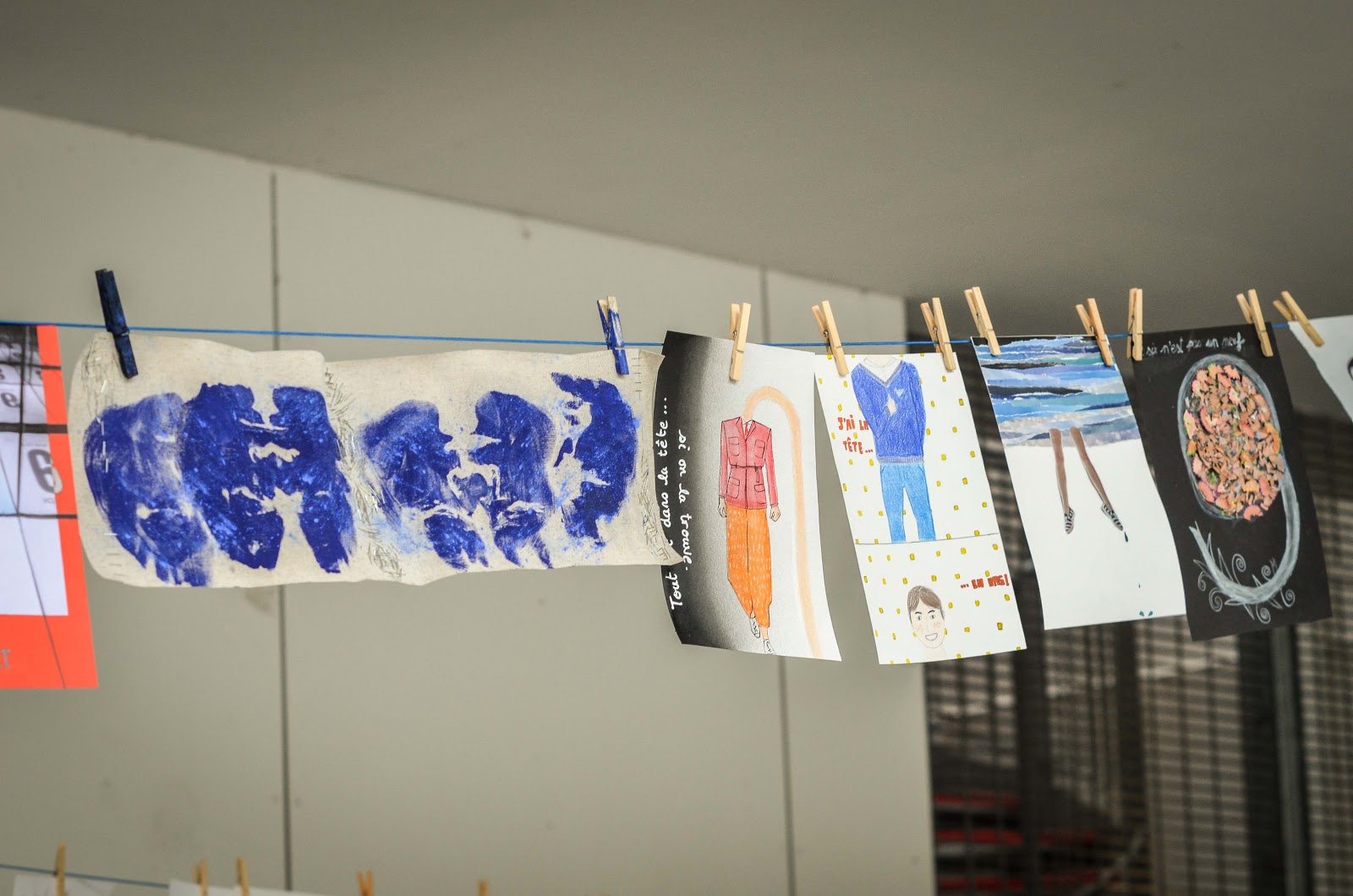 Arts Plastiques - Institut de La Tour: La Grande Lessive® : La tête en ...