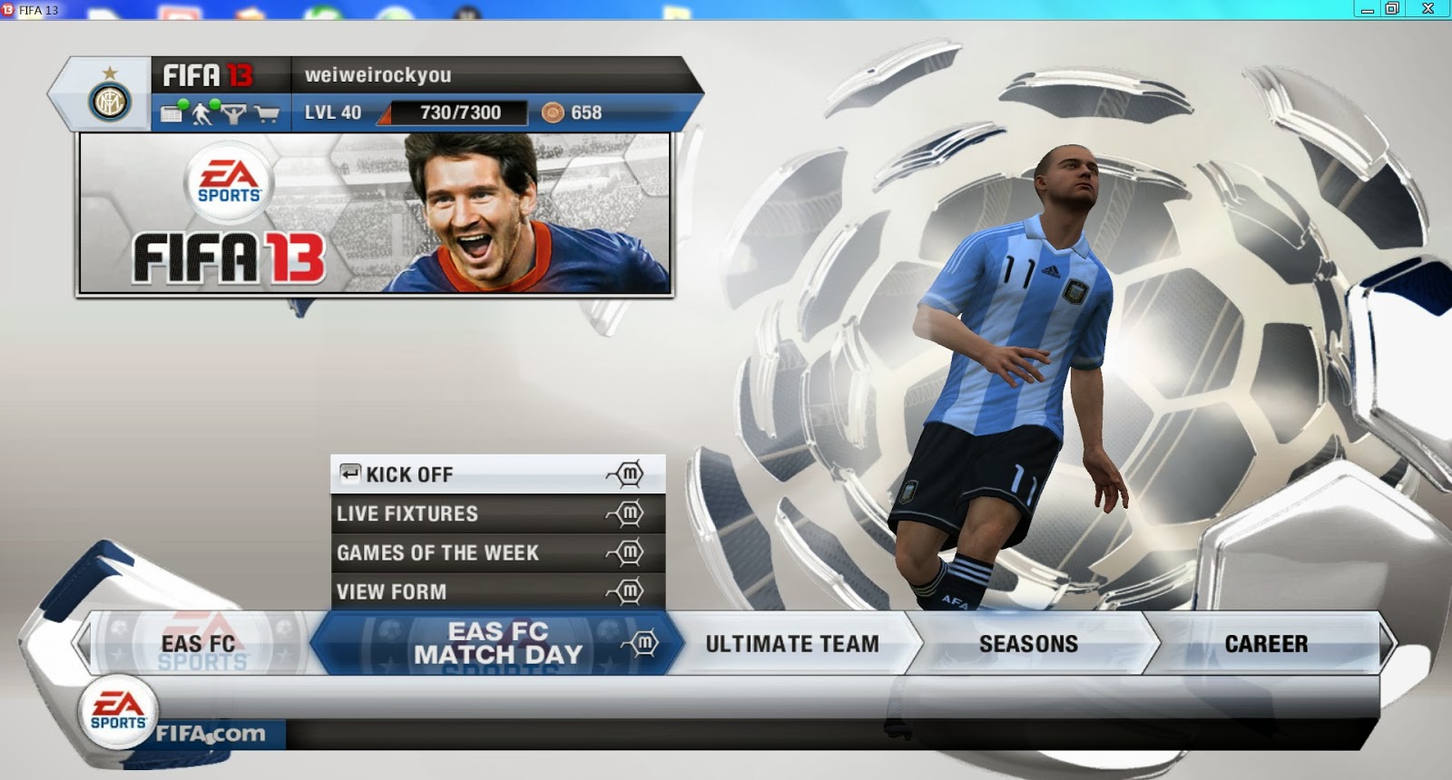 Wei Wei Rock You: FIFA 14 is released, the new user interface is ...