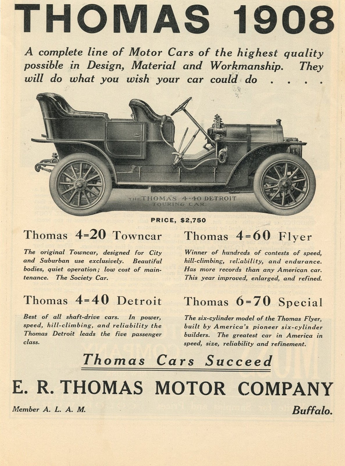 Debold Gallery: Thomas Flyer 1908