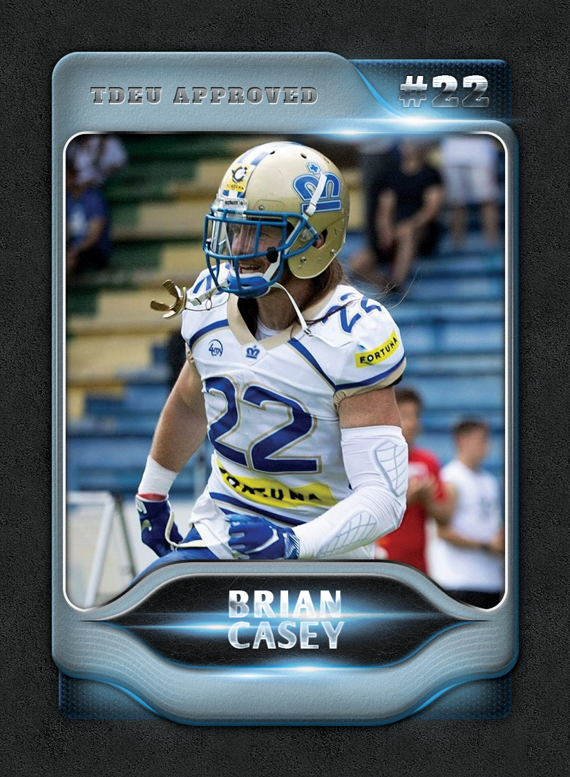Hall Of Fame: Brian Casey, DB | Touchdown Europe