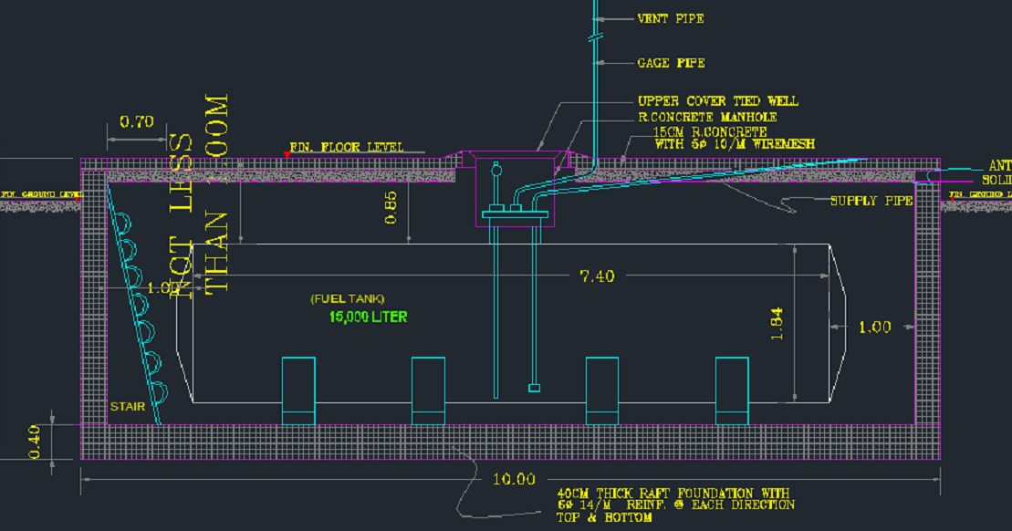 Fuel tank autocad structural and architectural details dwg - the ...