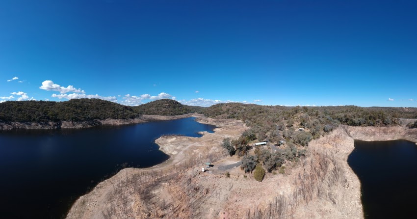 Linda and Kerry's travels around Oz: Pindari Dam