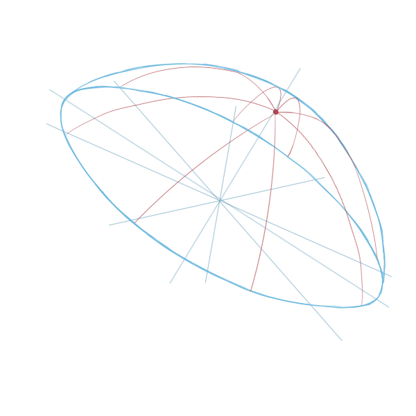 How to draw an umbrella - Draw Lines Art
