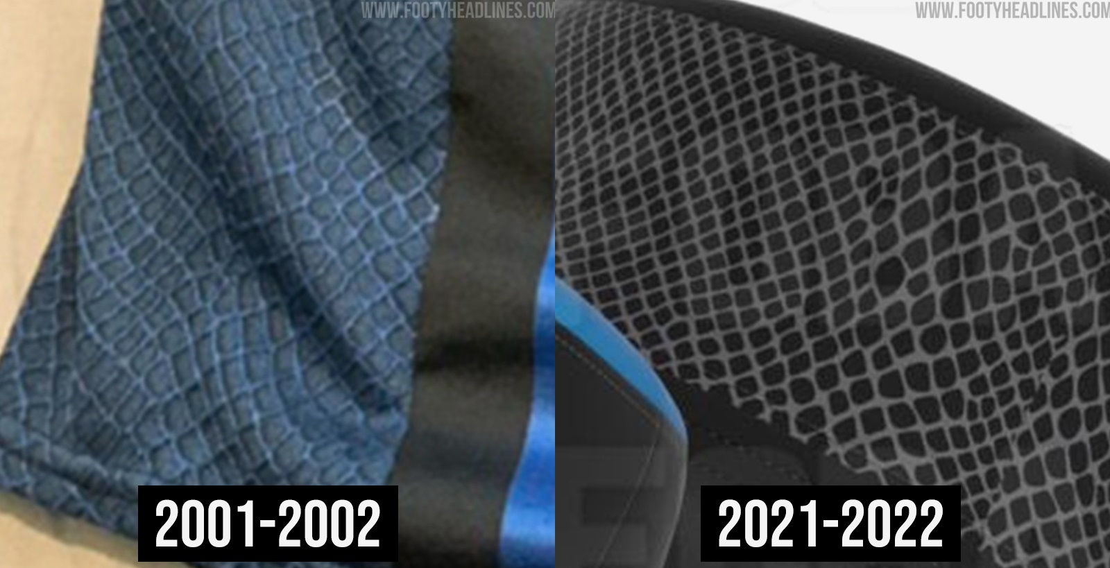 Inter 2021-22 Home Kit To Feature "Same" Snake Skin As Nike's 2001-02 ...