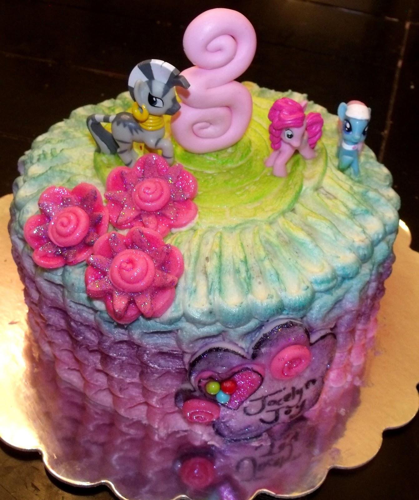 Hot Pink! Cakes: My little Pony - Buttercream cake