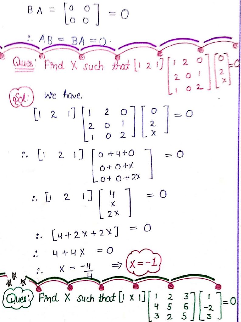 CH 3 - Matrices - Plus Two