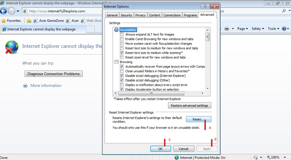 Cara Memperbaiki Internet Explorer Cannot Display The Webpage