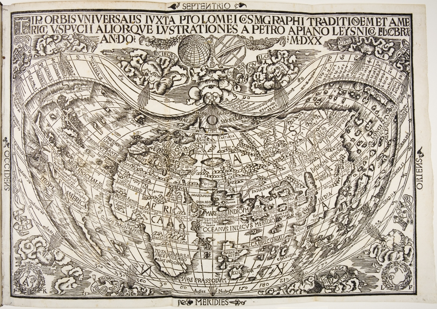 Ancient World Maps: World Map 16th Century