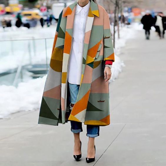 HOW TO WEAR BOLD PRINTED STATEMENT COATS - Miss Rich