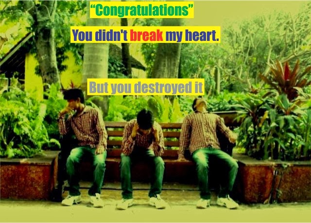 Love cheat breakup alone lonely Broken heart sad sms text message ...