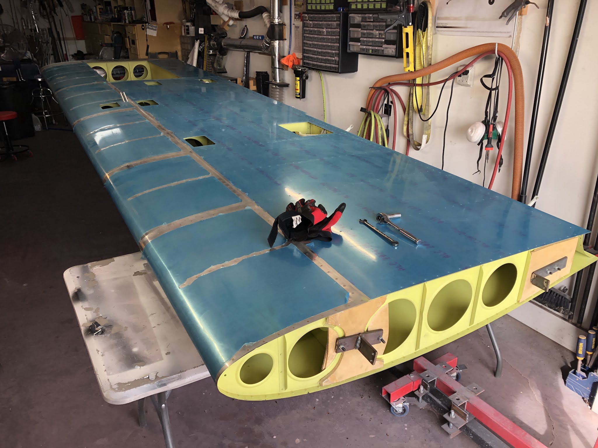 N6408C Bearhawk 4 Place Builders Log: Wing Painting