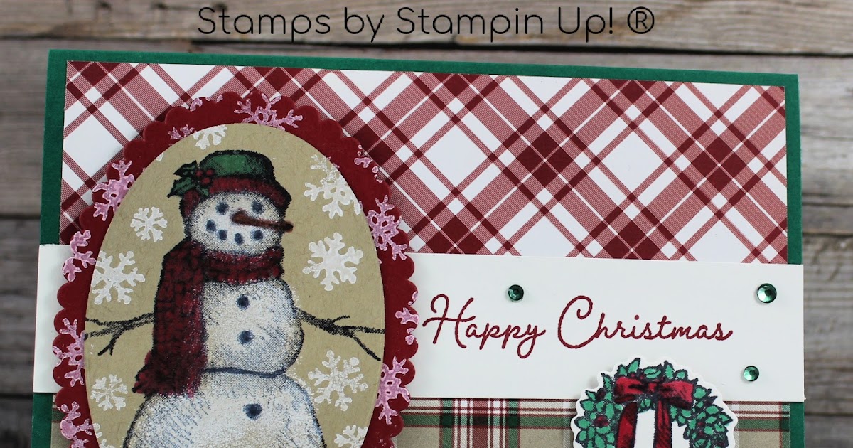 Julie's Creative Stamping: Quick and Easy Snow Wonder Christmas Card ...