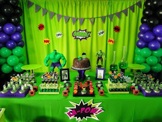 60 ideas para fiestas de Hulk