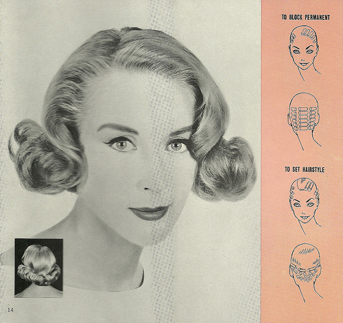 The Pink Retro Powder Room: DIY : Vintage Wet Set Picture How To