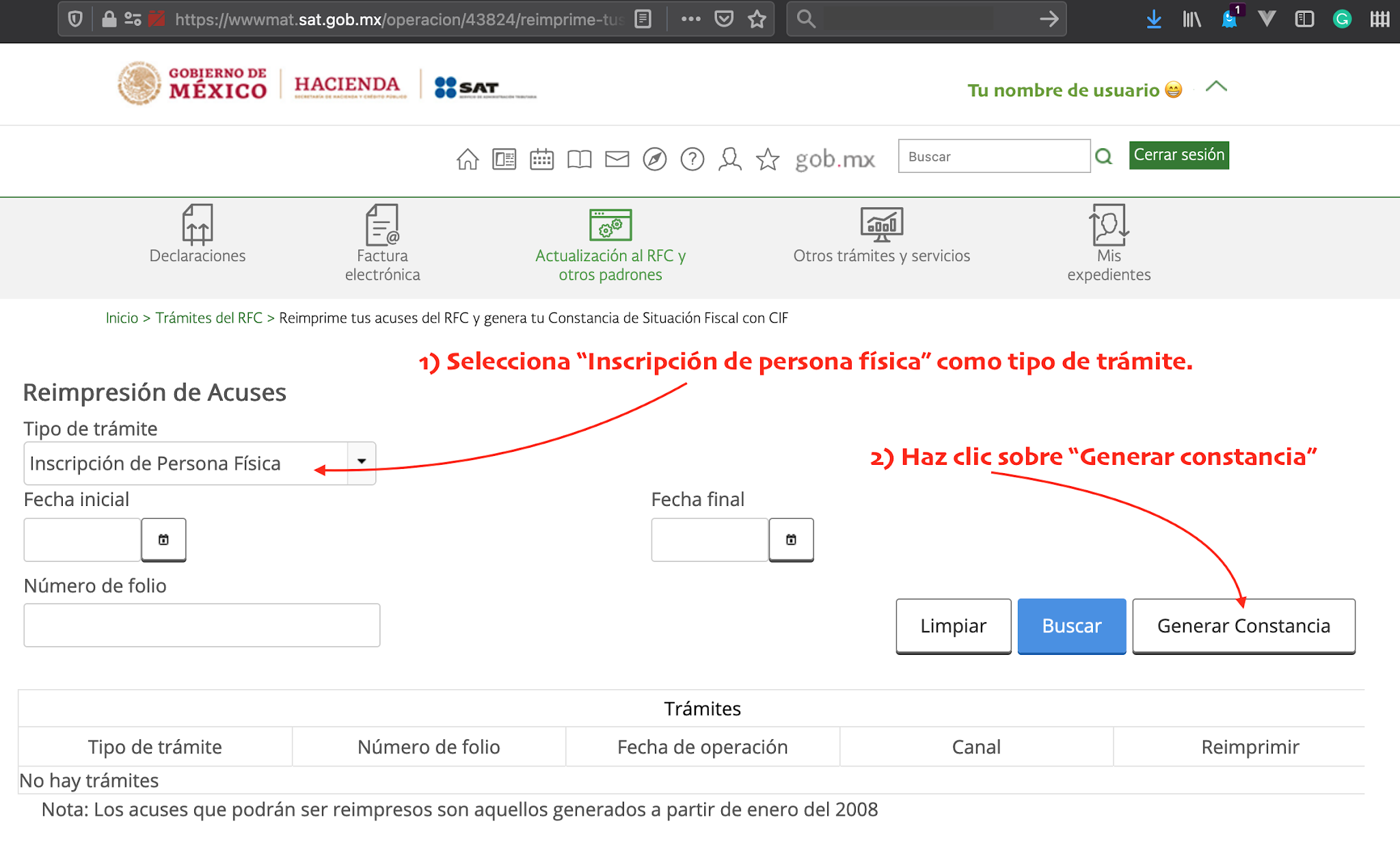 Pathros: Cómo obtener la constancia del RFC del SAT