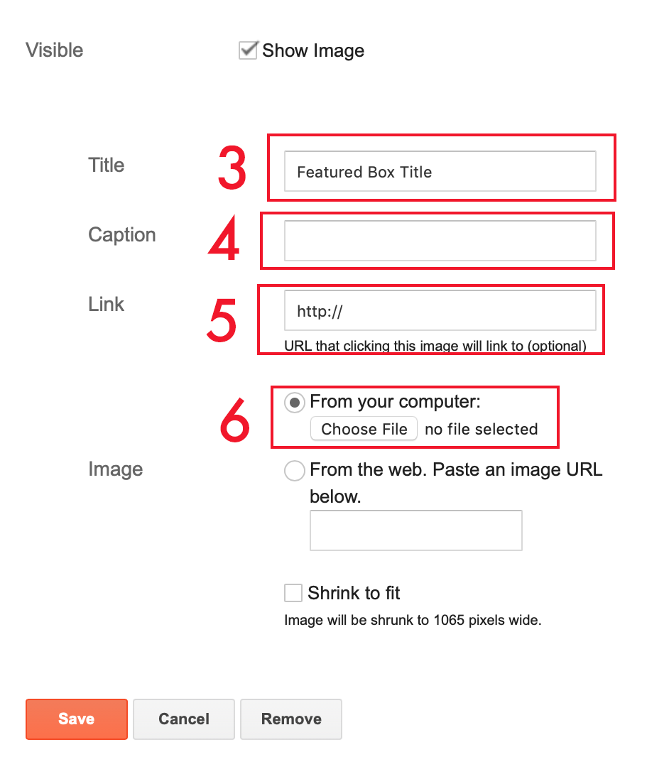 Featured Boxes — Blogger Documentation — Studio Saroya
