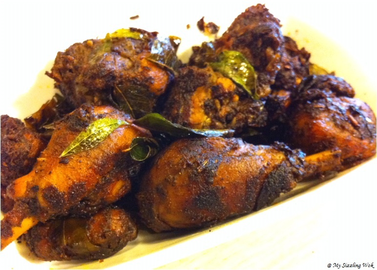 My Sizzling Wok: Chicken Varuval