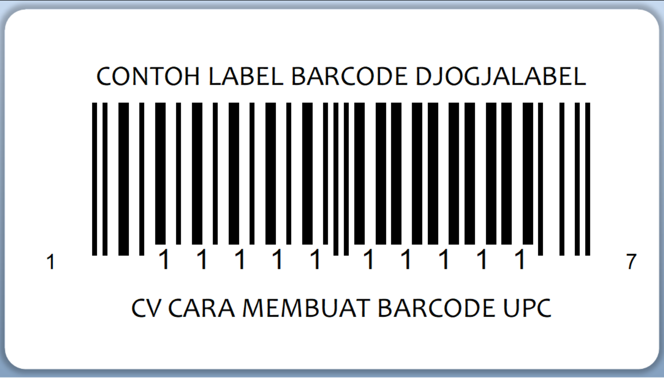 Cara Membuat Barcode