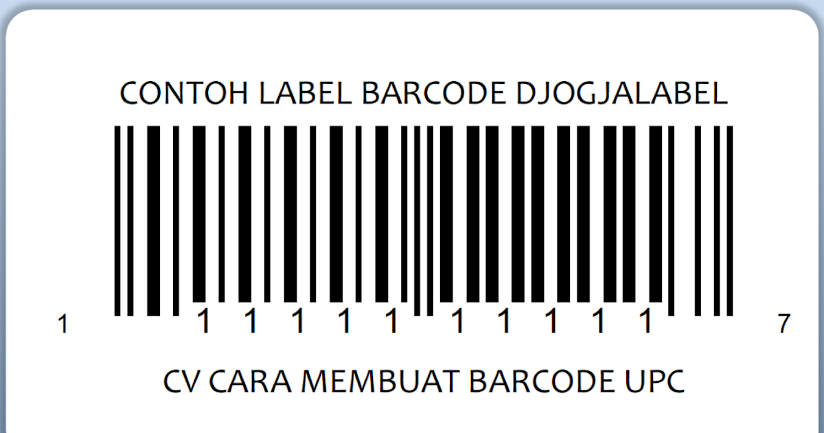 Cara Membuat Barcode ~ Solusi Label Kemasan dan Produk