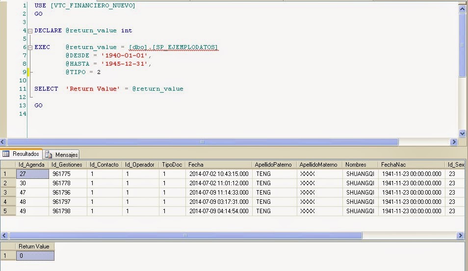 Aprende y Comparte SQL: PROCEDIMIENTOS ALMACENADOS (STORE PROCEDURE ...