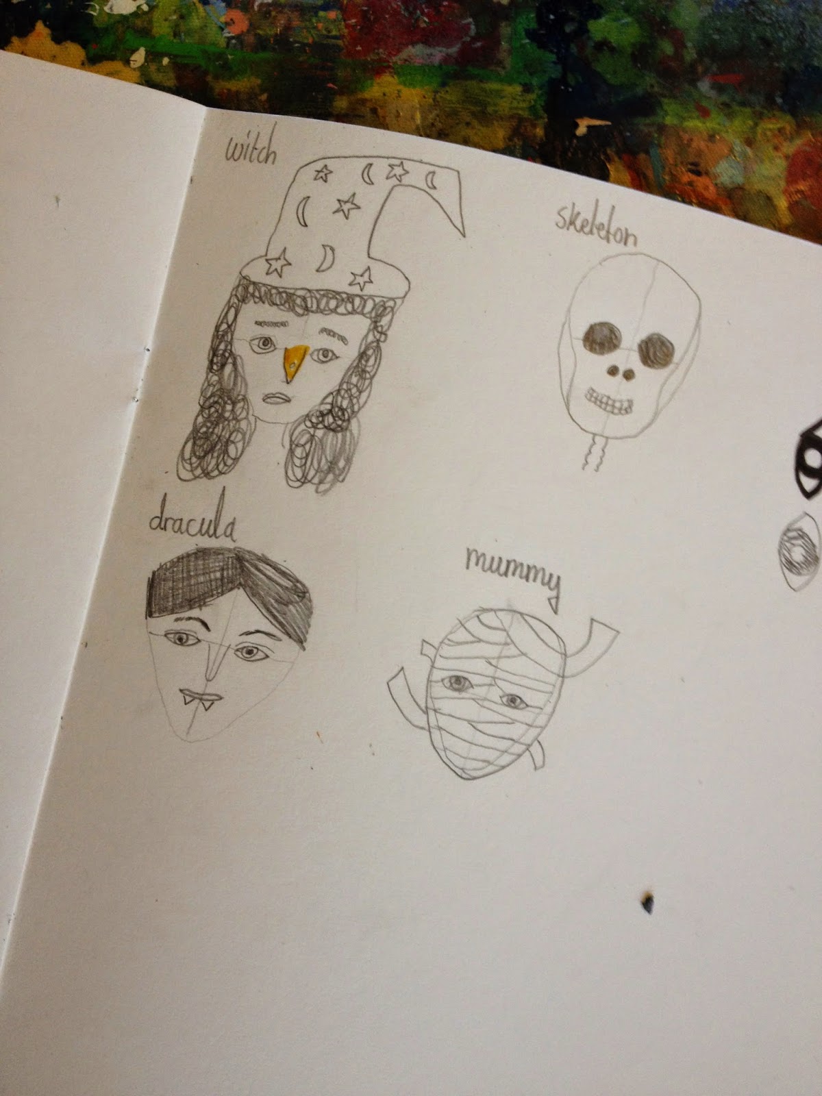 Judy Bould Art Classes: Face Flip Books