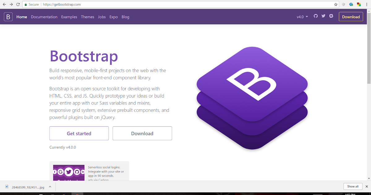 Reactjs Basic 6 Bootstrap එක Add කිරීම