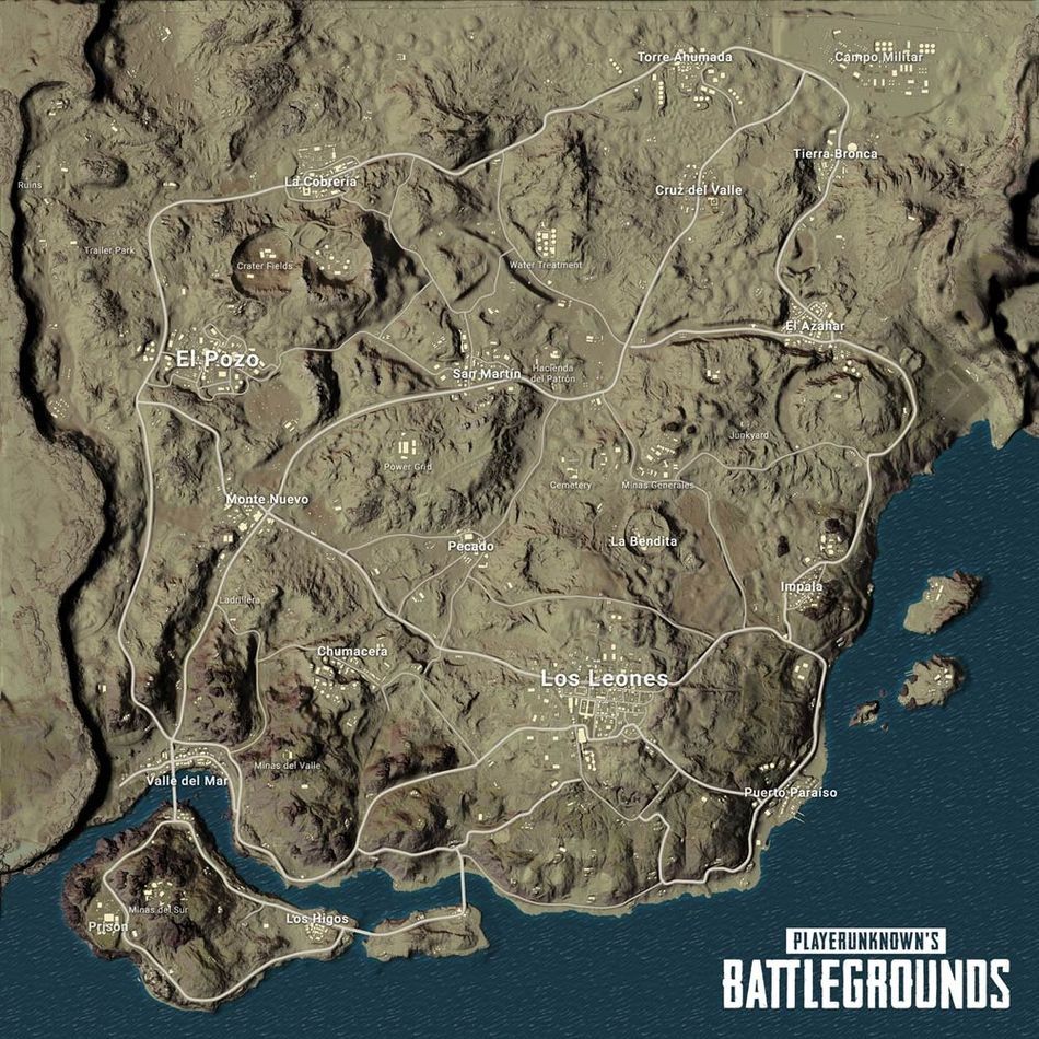PUBG map wallpaper HD ~ The Wooden News