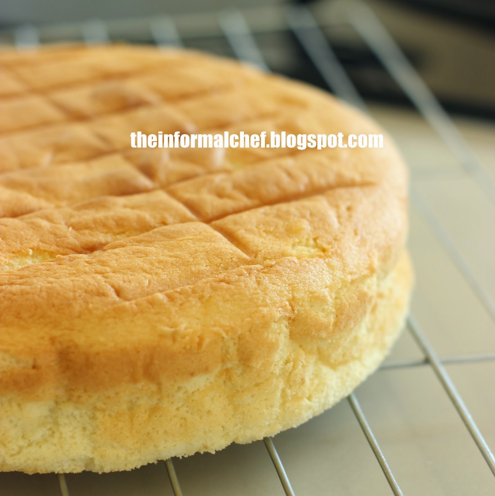 The Informal Chef: A Basic Sponge Cake 海绵蛋糕