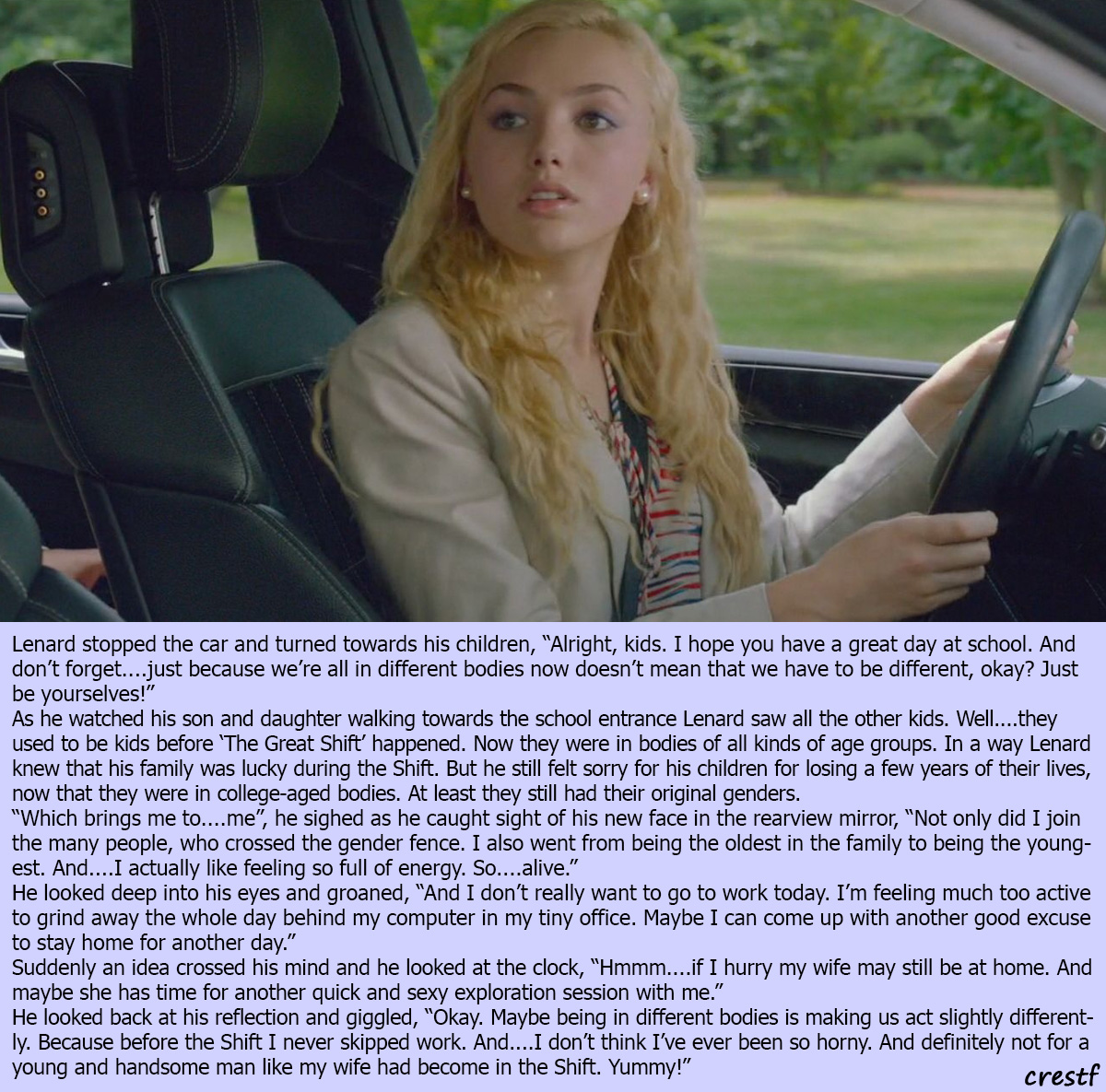 CrestF TG Captions: June 2021