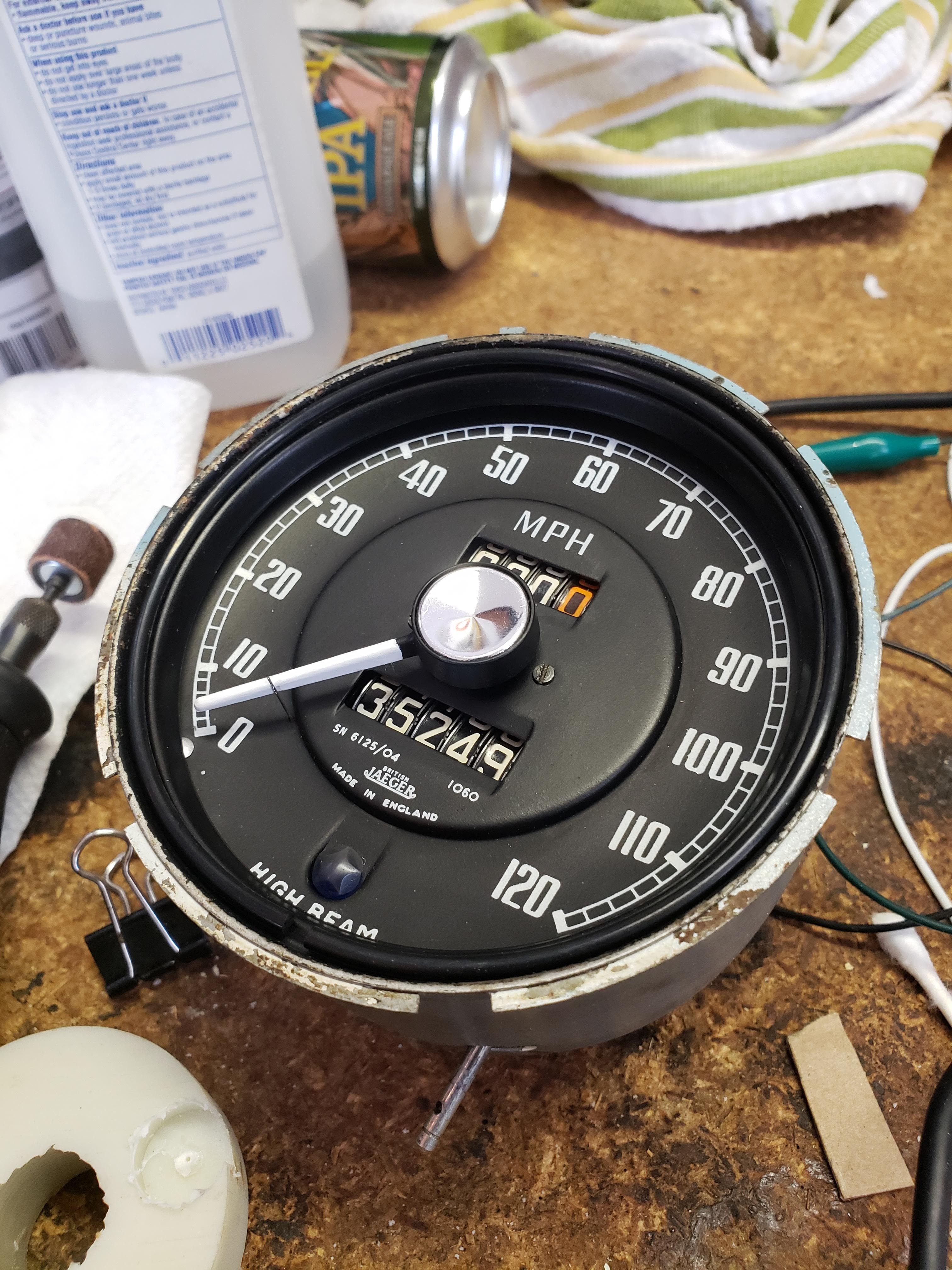 The MGB Tachometer and Speedometer Have Guided Me Since I was 16!