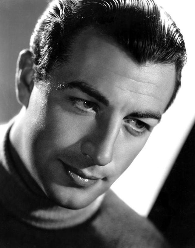 Fabulous Portrait Photos of a Young and Handsome Robert Taylor in the ...