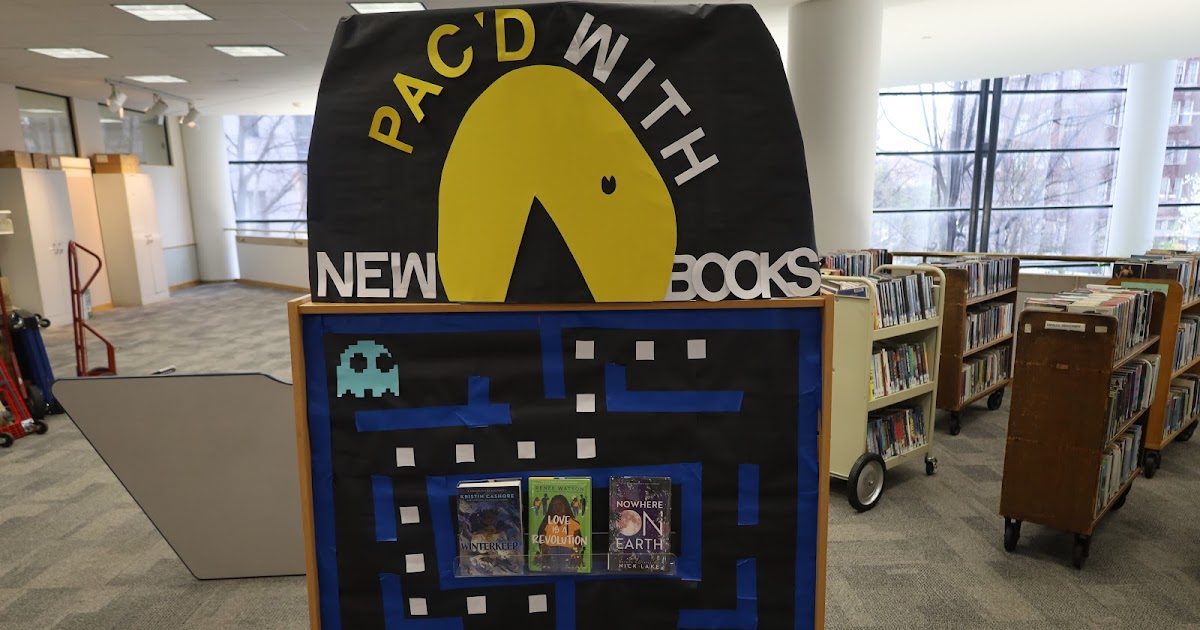 Central Library Display Pays Tribute to Pac-Man Game
