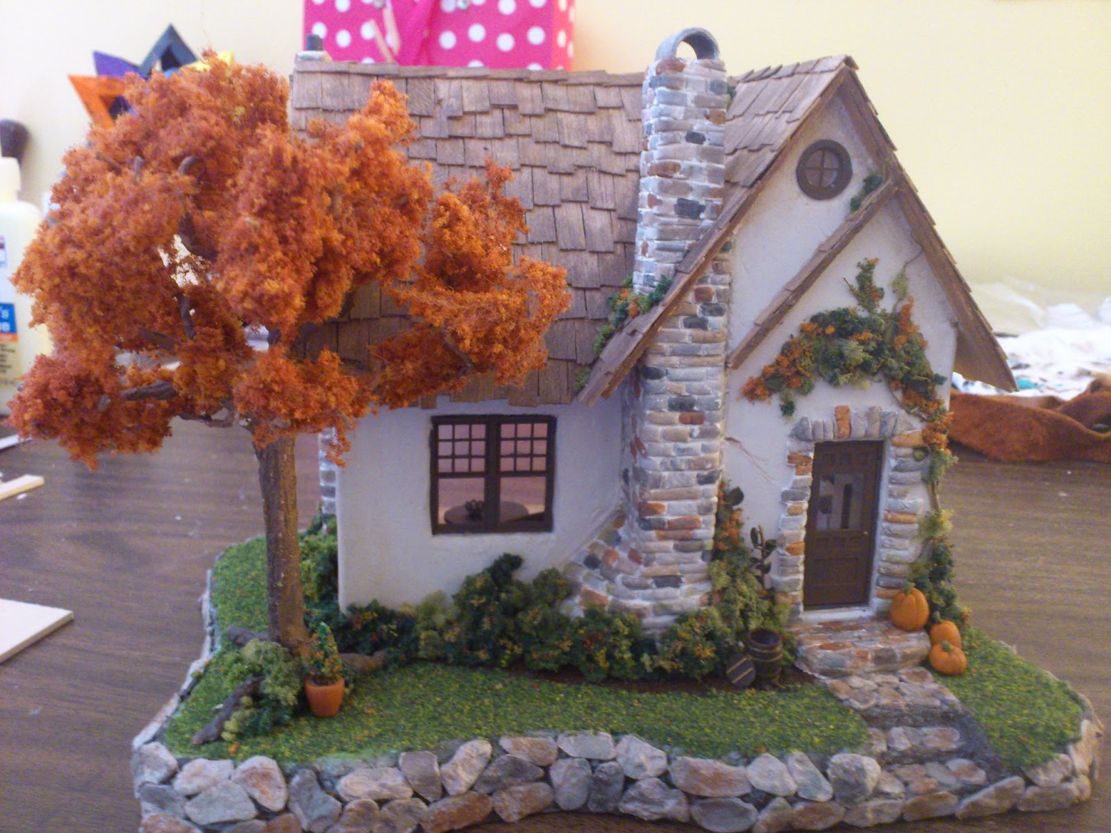 GK Miniatures: Finally finished!!! Miniature cottage landscaping and ...