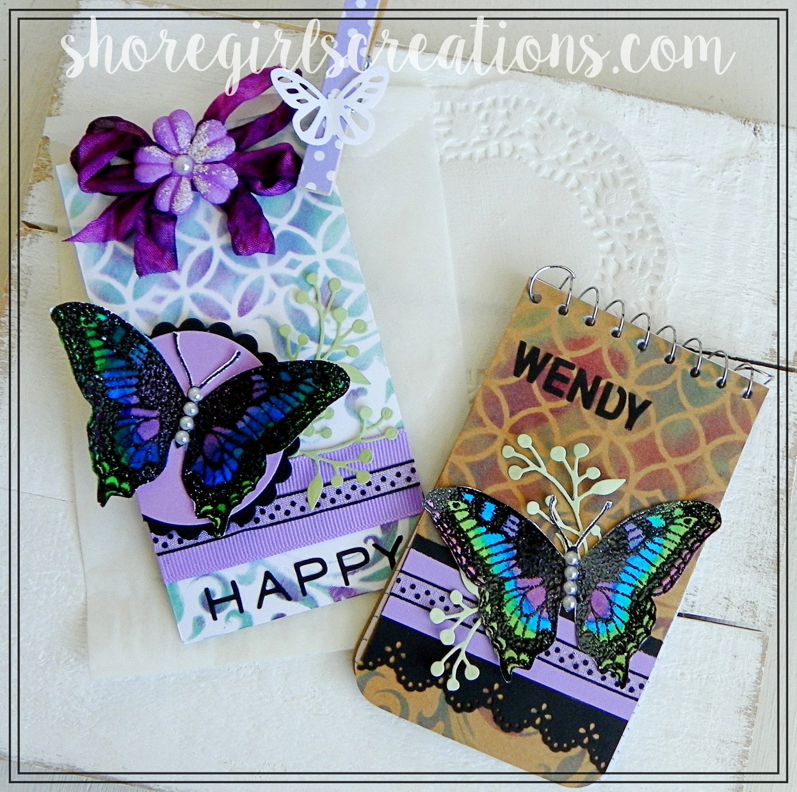 Shoregirl's Creations: Butterfly Notebook