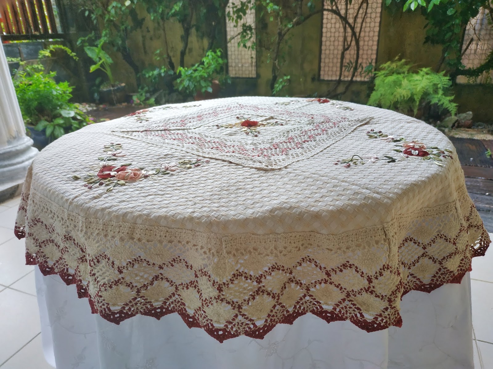 Nurhome Deco: Meja bulat top (36 inch)