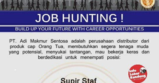 Lowongan Kerja Supir Staff PT. Adi Makmur Sentosa Bandung Agustus 2019 - Info Loker Bandung ...