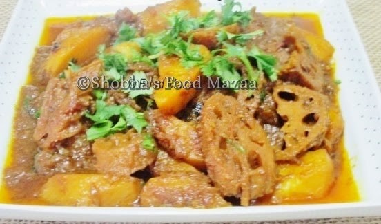 Shobha's Food Mazaa: BEEHA / BEA PATATA DAAG MEIN