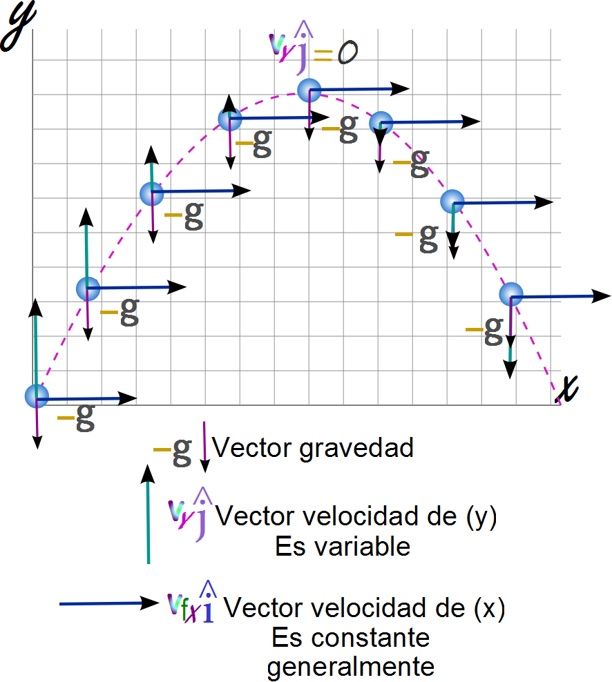 Ciencias de Joseleg: Diagrama general Del movimiento de proyectiles