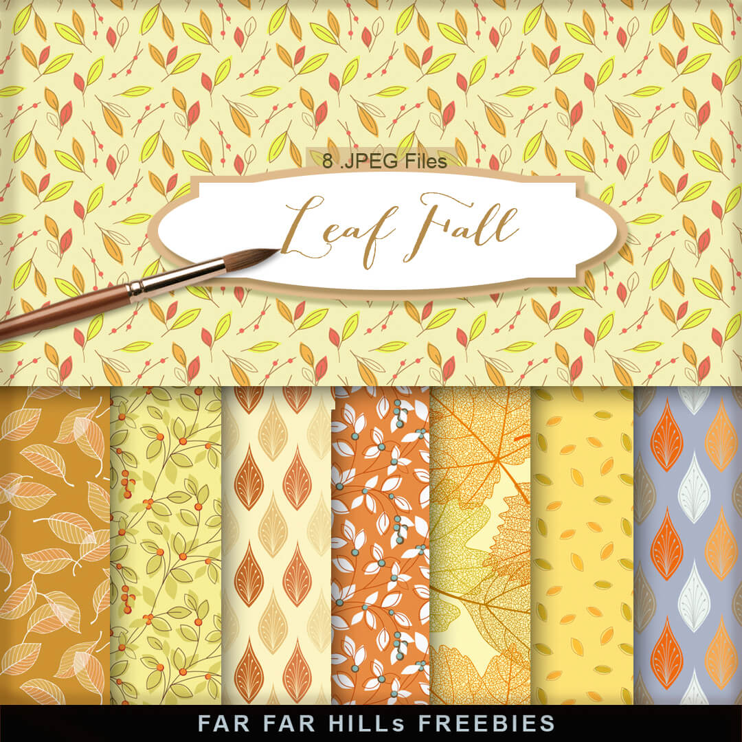 New Freebies Kit of Autumn Backgrounds - Leaf Fall:Far Far Hill - Free ...