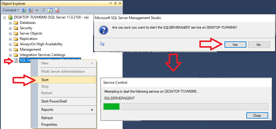 Job Schedule Pada SQL Server Dengan SSMS dan Query - AGUNG TUTORIAL