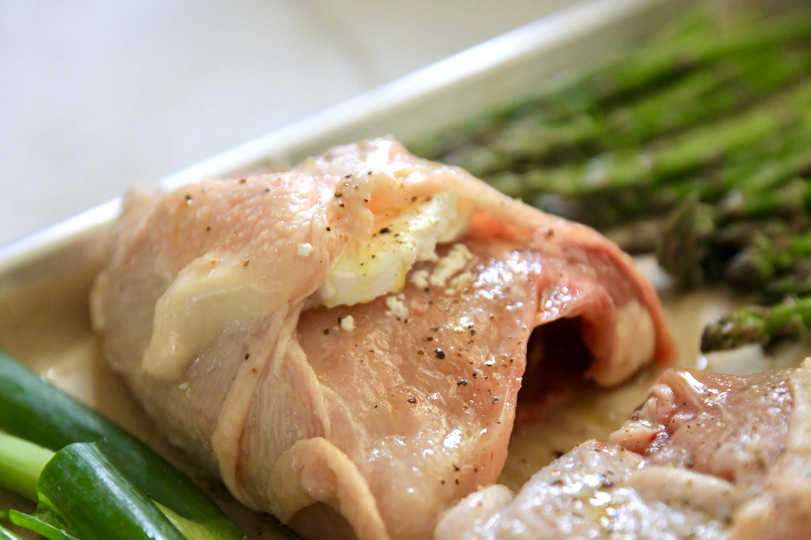 Goat Cheese Stuffed Lemon Chicken & Vegetables | Sheet Pan Supper ...