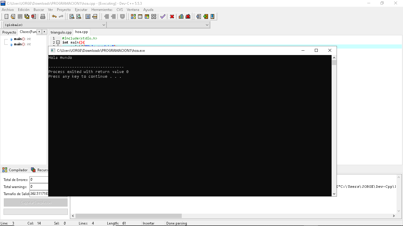Programacion en C: Principos para programar en C