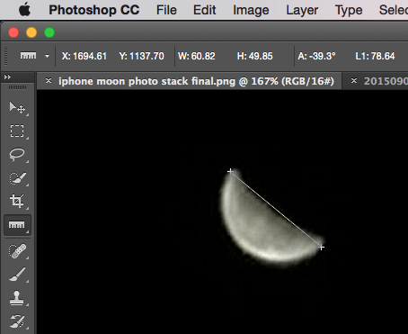 iPhone Moon Photo Process and Settings with Manual Camera App [Stellar ...