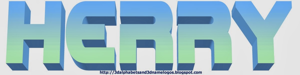 3D Name Logos: January 2014