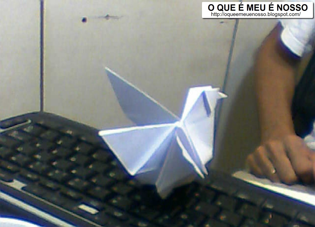 O QUE É MEU É NOSSO: Origami - Galinha (Hen - Hønemor) - Simon Andersen